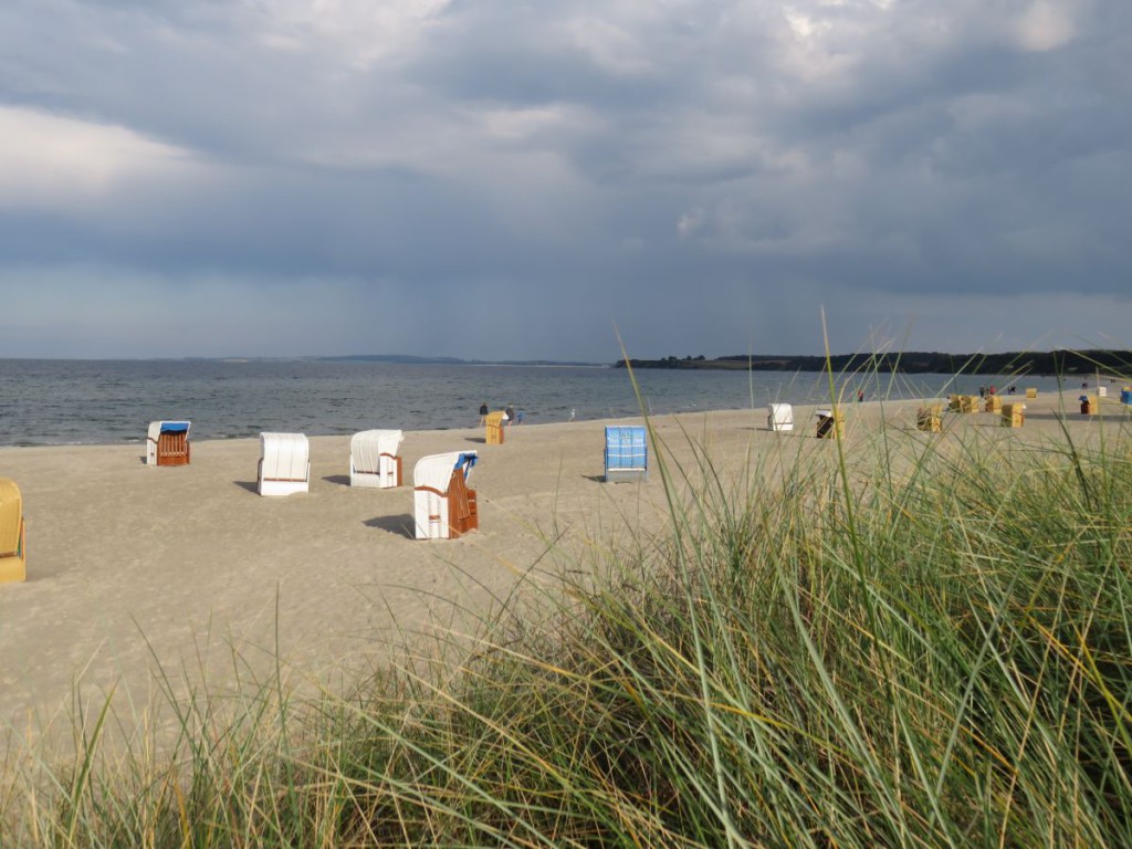 Septembersonne am Sehlendorfer Strand an der Ostsee genießen ...